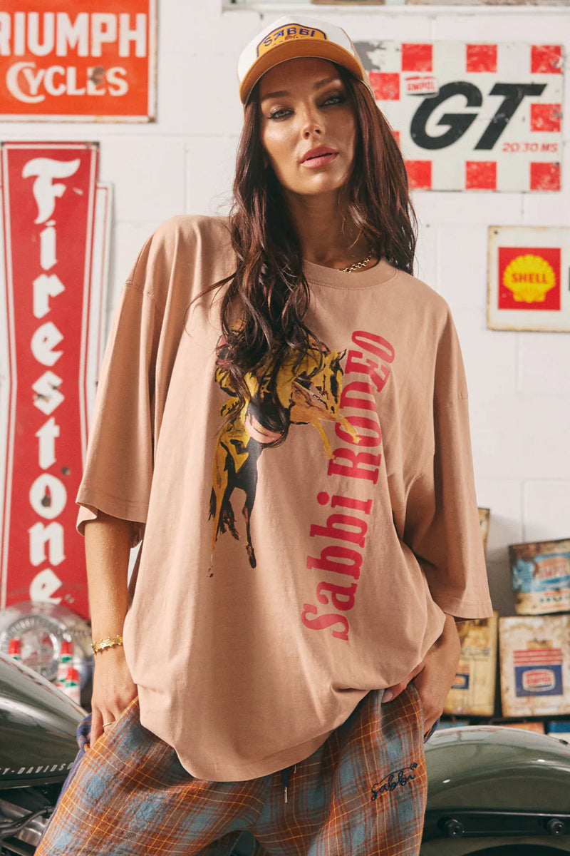 The Very Oversized Sabbi Rodeo Tee – Bella Chic