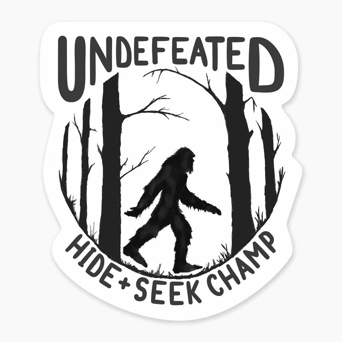 3" Art Sticker | Undefeated – Bella Chic