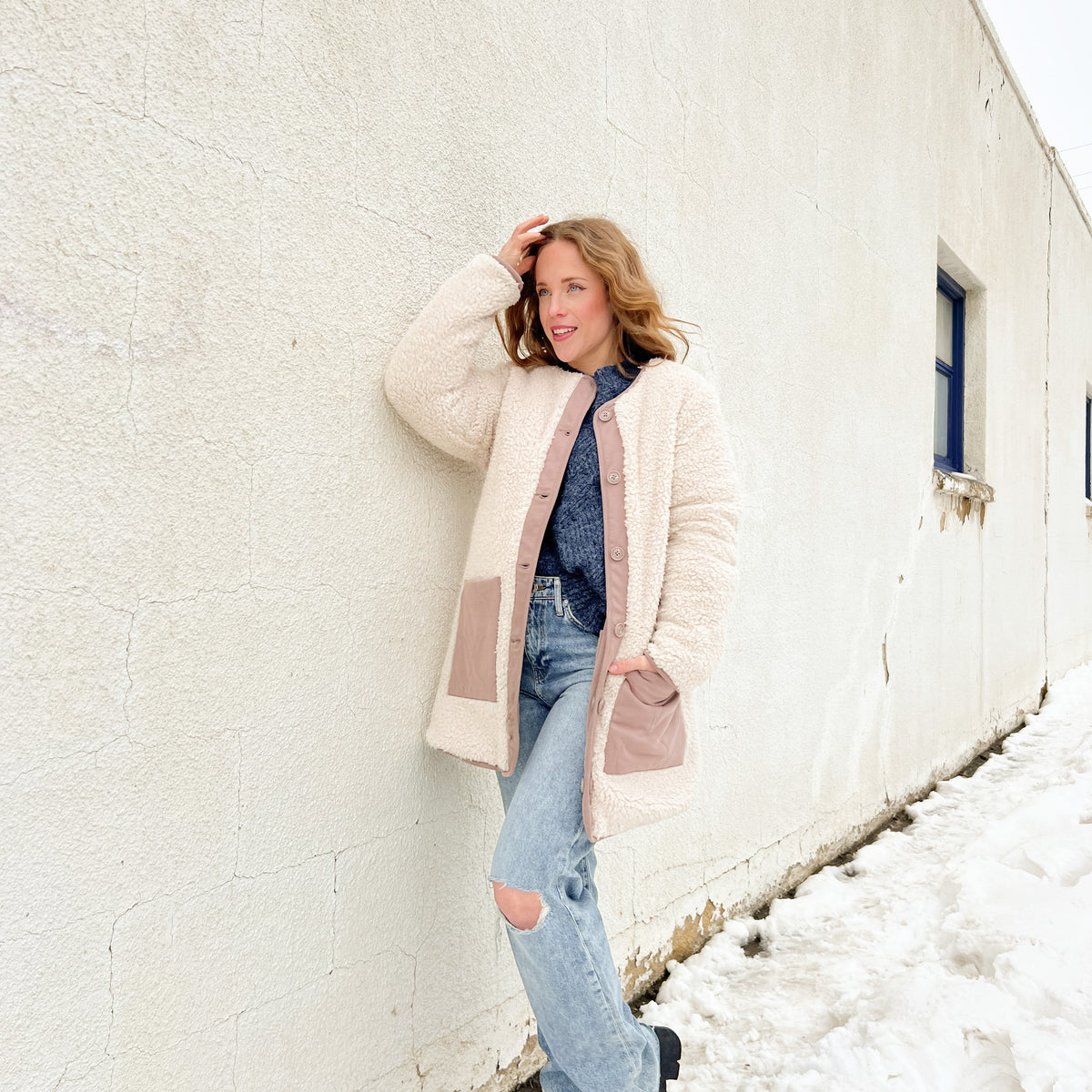 Randall Reversible Sherpa Jacket – Bella Chic